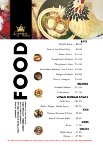 Menu - Lympne Castle